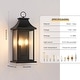 2-Pack 22" Large Outdoor Wall Lights, Porch Wall Sconce Lanterns, Exterior Wall Mount Lighting ...